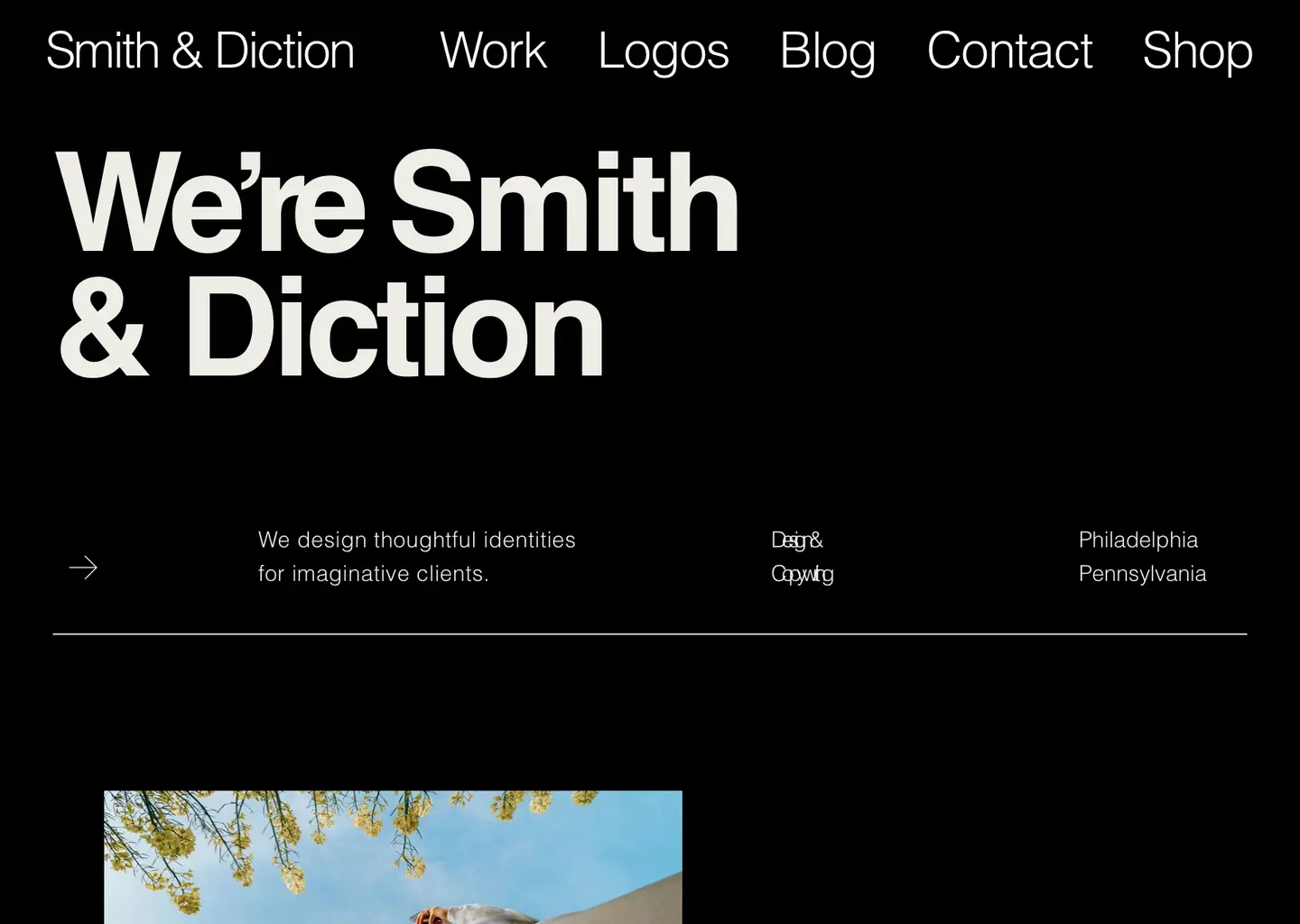 Smith & Diction | Narrow Labs Web Design Inspiration